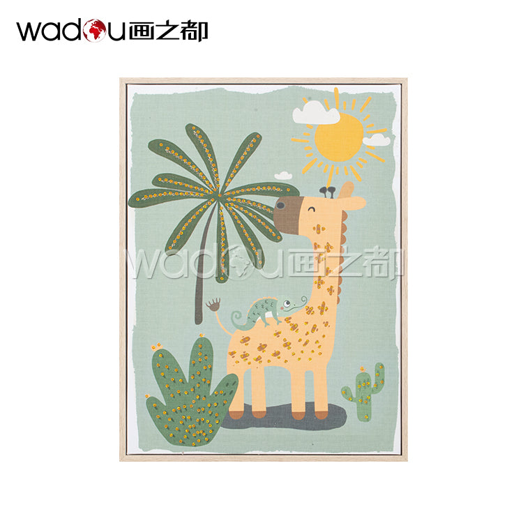 Animal art-Matte weak solvent inkjet printing with laser hot stamping ...