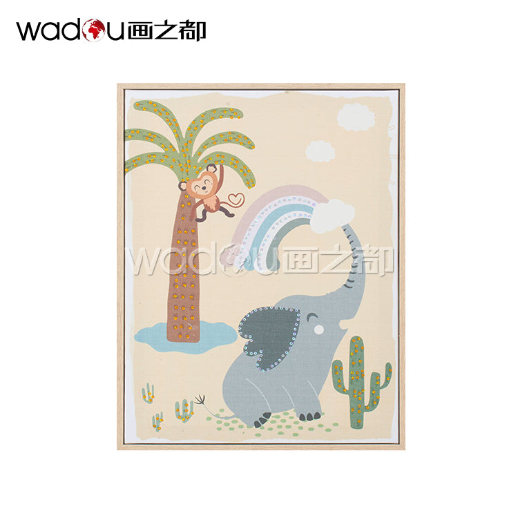 Animal art-Matte weak solvent inkjet printing with laser hot stamping ...